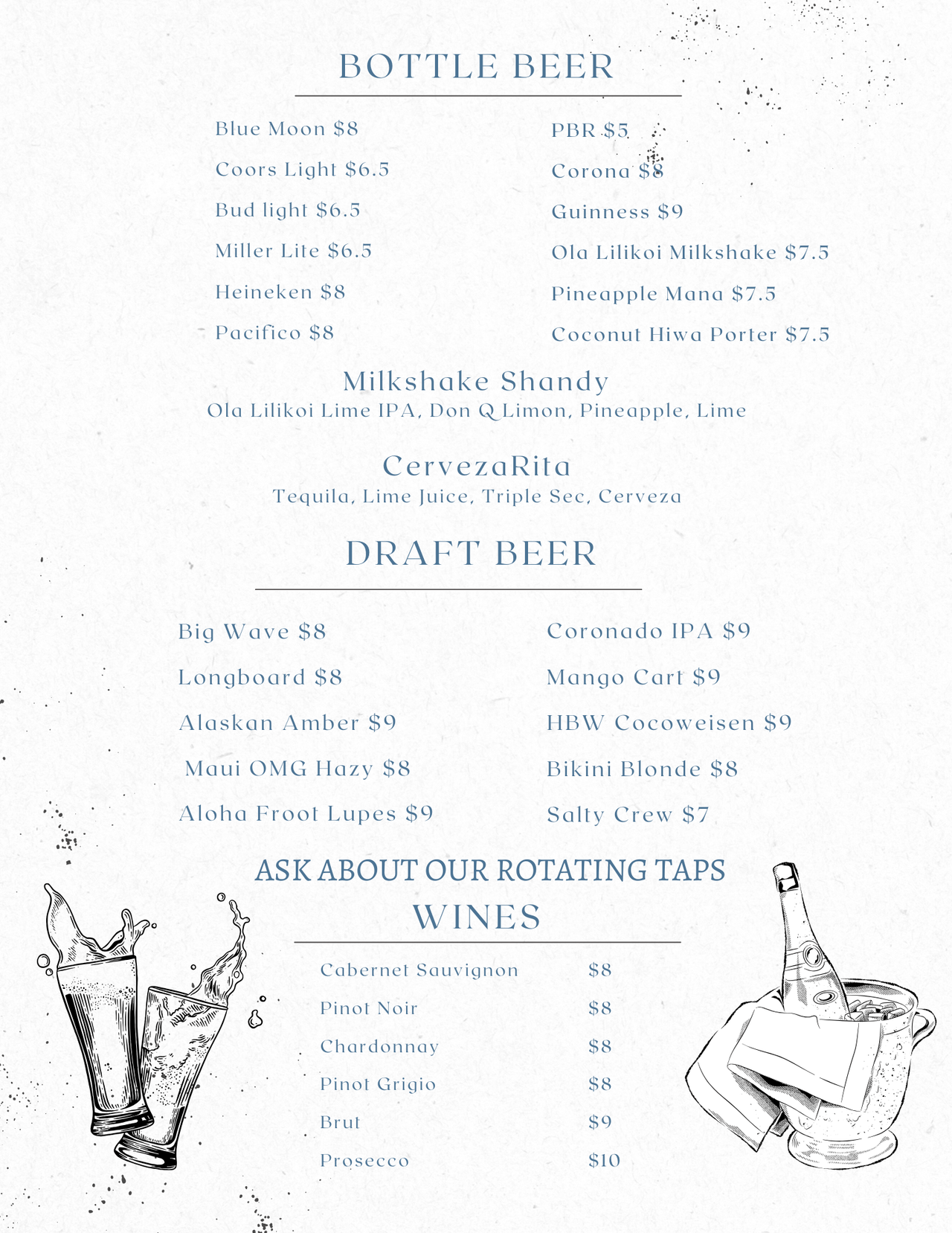 DRINK MENU | www.lanaimamalabay.com
