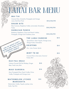 DRINK MENU | www.lanaimamalabay.com